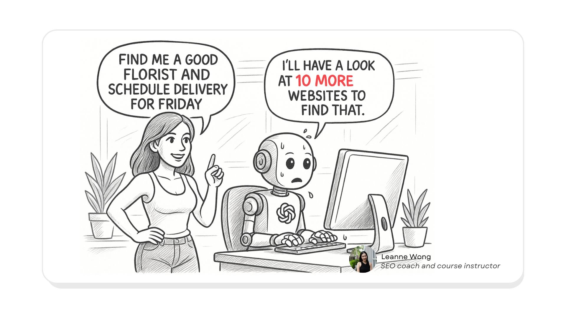7 practical ways to optimize for Agentic SEO, ChatGPT Agent (+Checklist) - Leanne Wong