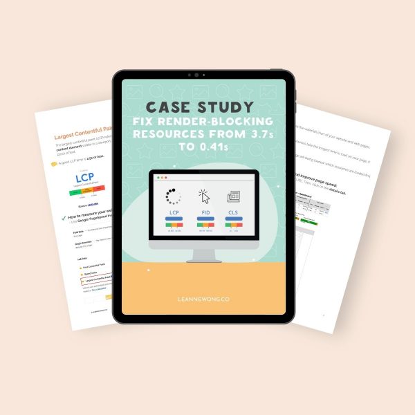 Enroll Now: Site Speed Optimization Course Bundle - Leanne Wong